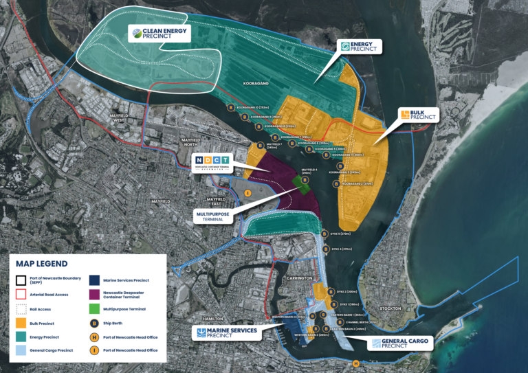 Berths & Cargoes - Port of Newcastle